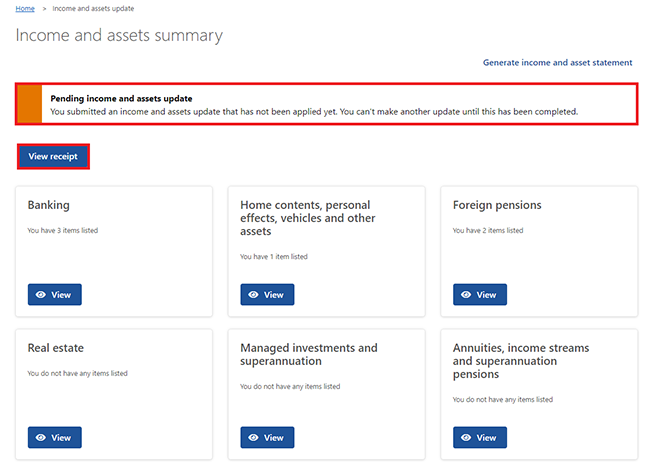 Centrelink Online Account Help Manage Your Income And Assets Details Services Australia